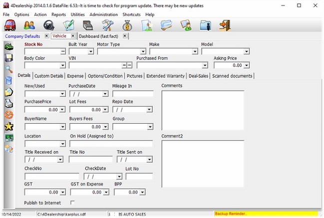 used car inventory management software | lease to own system